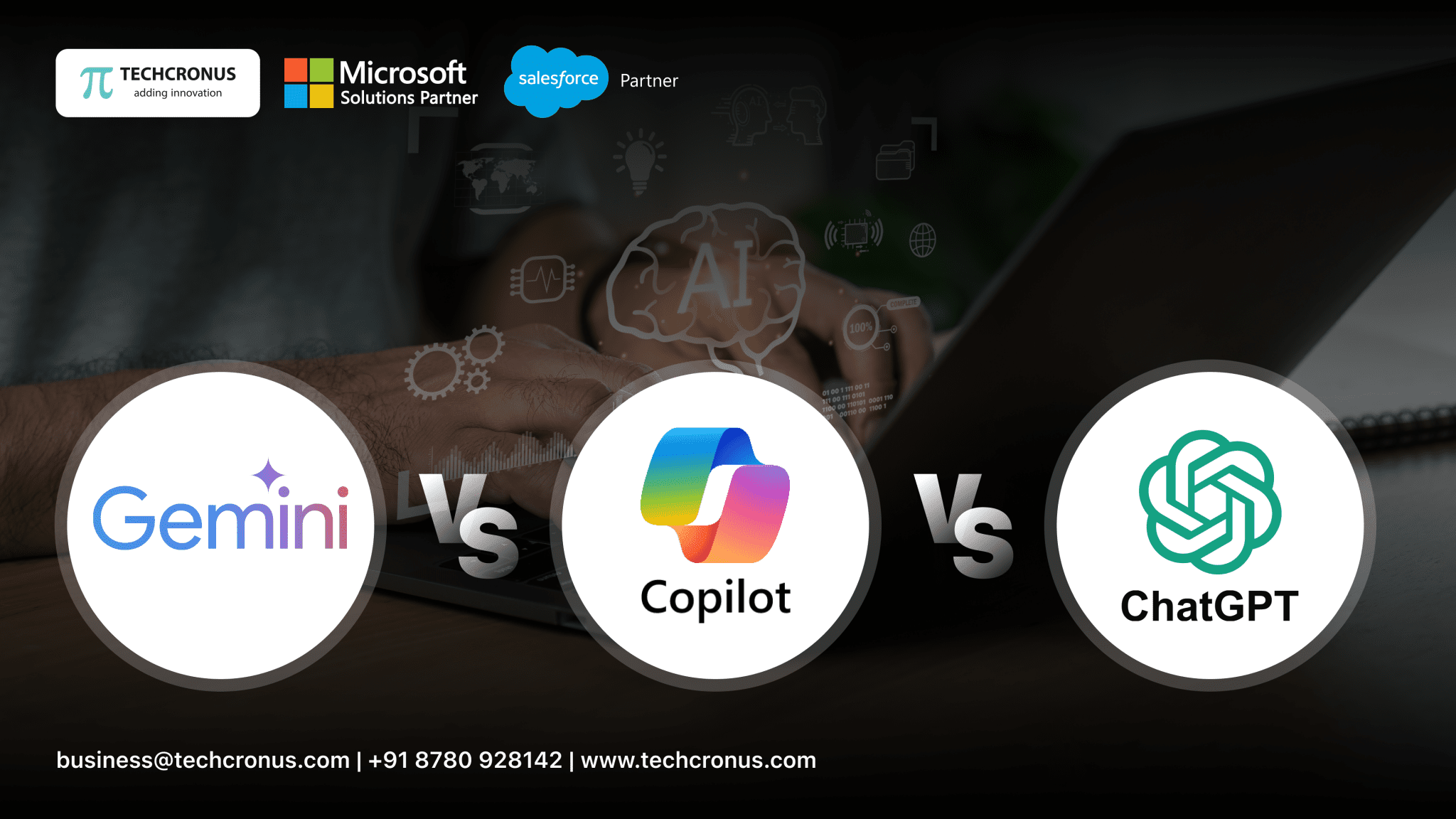 ChatGPT vs Microsoft Copilot vs Gemini